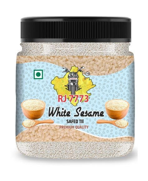 RJ 7773 Organic White Sesame Seeds | Safed Til Tal For Weight Loss And ...