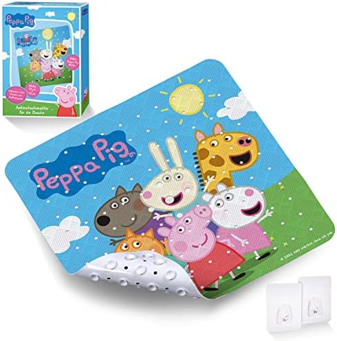 Peppa Pig Non-Slip Shower Mat for Children - Anti-Mould Shower Mat for ...