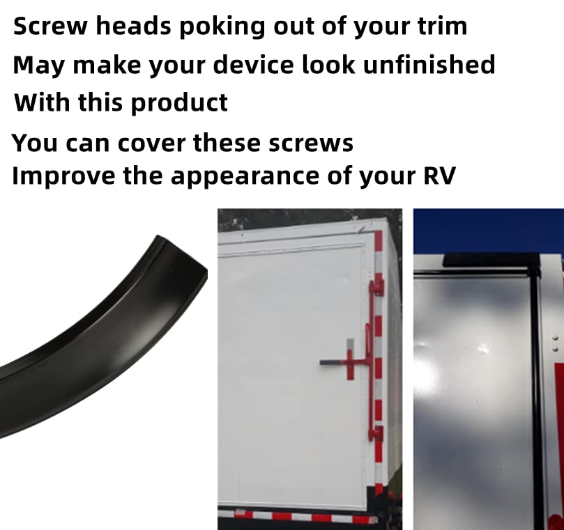 Snapklik.com : 1" RV Vinyl Trim Molding Insert Black,for RV Camper ...