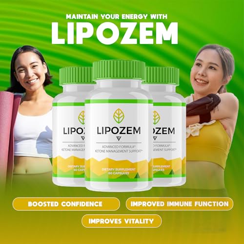 (3 Pacotes) Cápsulas Lipozem Keto, Lipozen Avançado Fortalecimento Keto ...