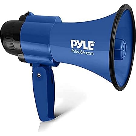 Amazon.com: PYLE-PRO Portable Megaphone Speaker Siren Bullhorn ...