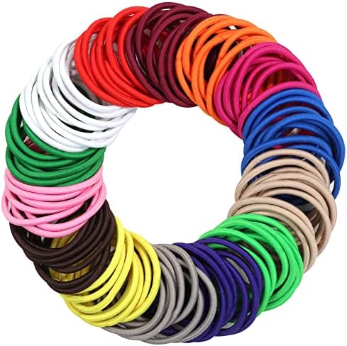 Amazon.com : Anezus 200 Pcs Hair Ties for Women Girls Hair Elastics ...