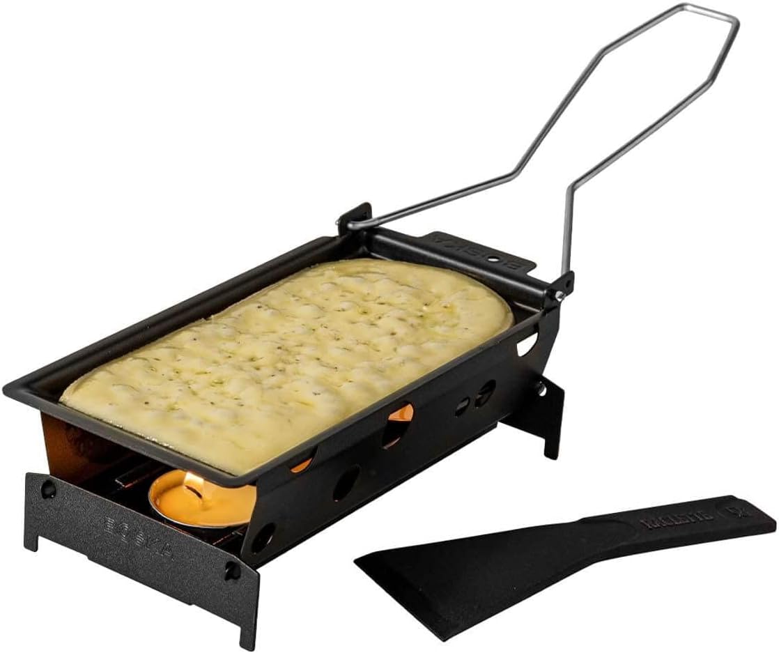 Amazon.de: Kisag Candlelight Mini Raclette faltbares Teelicht-Raclette für 2 Personen mit ...