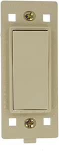 Leviton 6030-C0I Cheetah Single Pole Decora Switch 15A-120Vac, Ivory ...