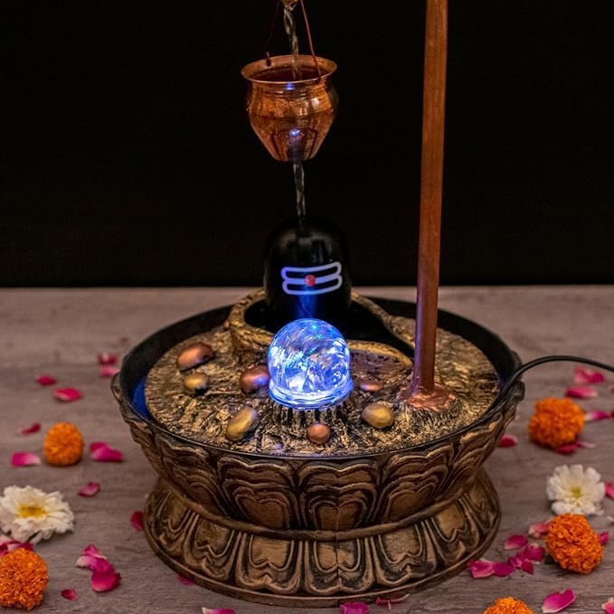 Vyom Online Store Water Fountain with Shivji Idol Home Decor Indoor ...
