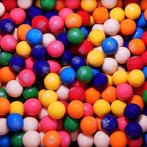 Amazon.com : Gumballs - Assorted Gum Balls Flavors and Colors - 1/2 ...