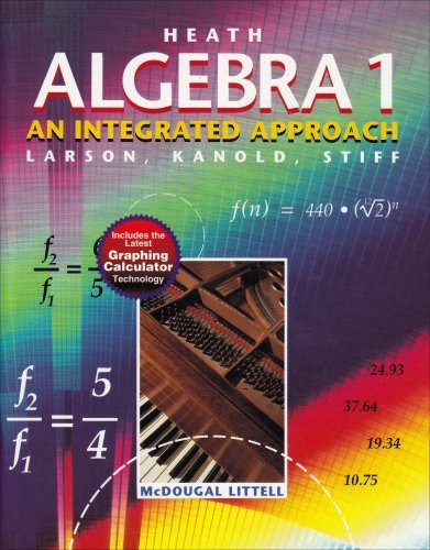 Heath Algebra I: An Integrated Approach by McDougal Littel (1998-06-01 ...