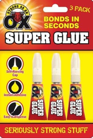 Super Glue - 3 20g Pack : Amazon.co.uk: DIY & Tools