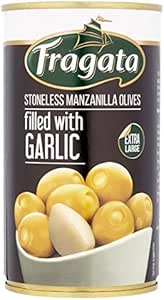Fragata - Olives Stuffed with Garlic - 350g : Amazon.co.uk: Grocery