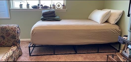 Amazon.com: Vitverve Box Spring for Queen Bed, 5 Inch High Metal Queen ...