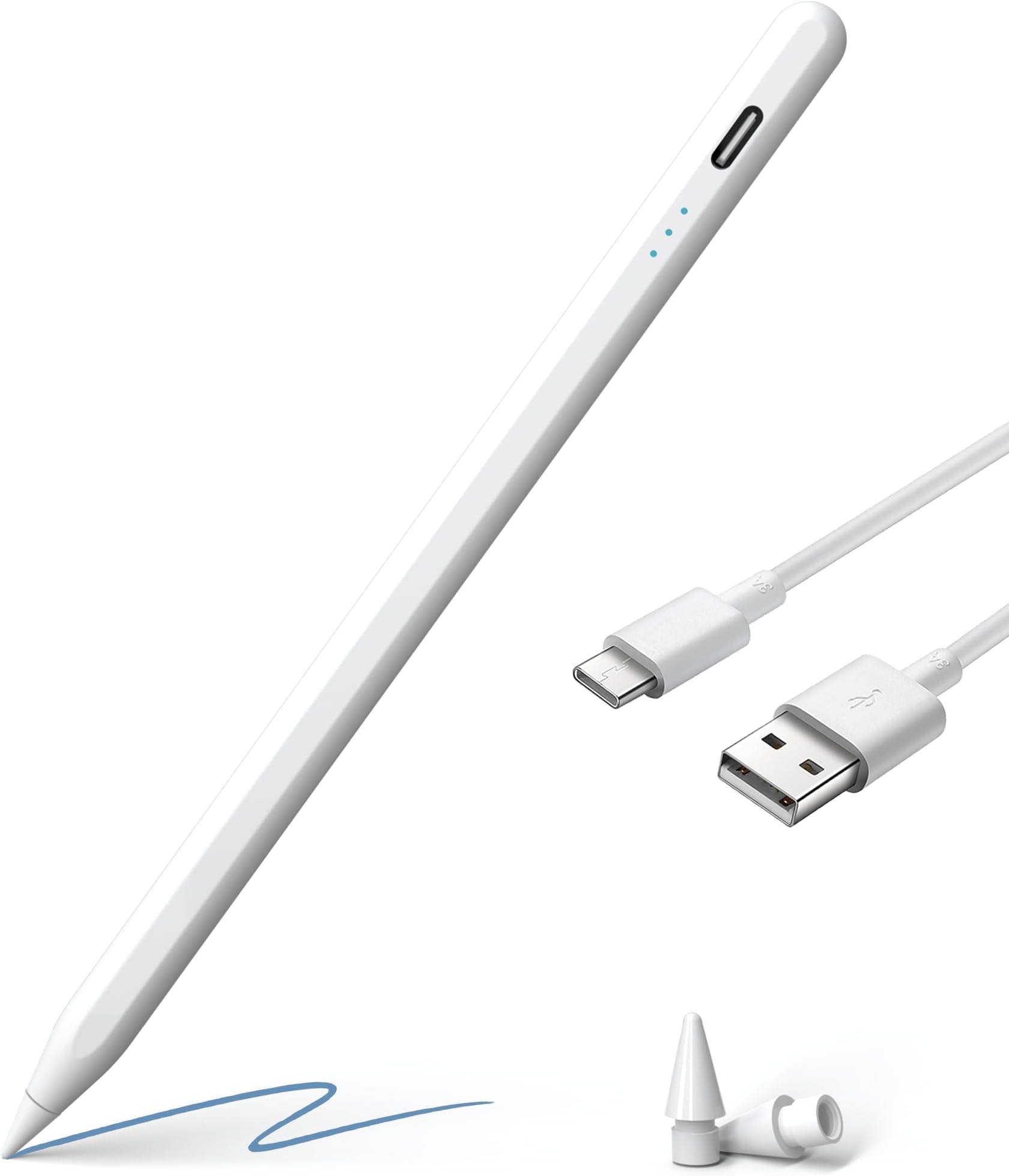 Amazon.com: Active Stylus Pens for Touch Screens, Active Pencil Smart ...