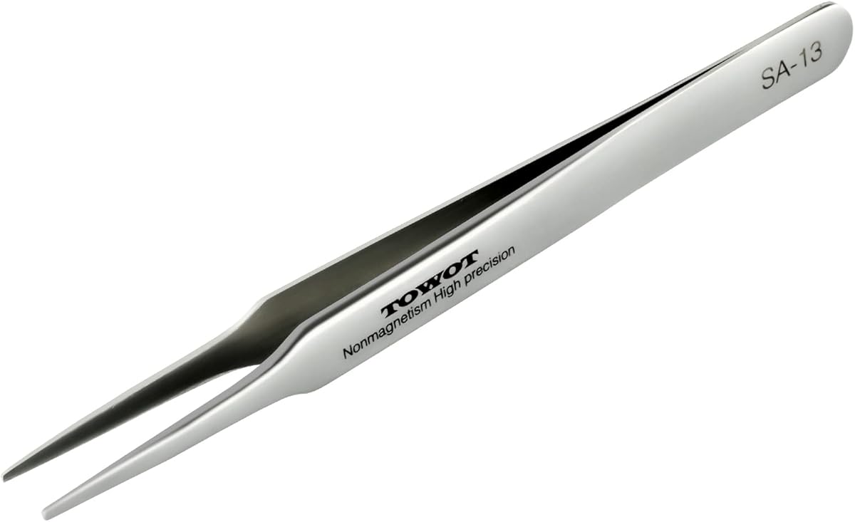 Precision Tweezers Stainless Steel Pointed Tweezers For Craft ...