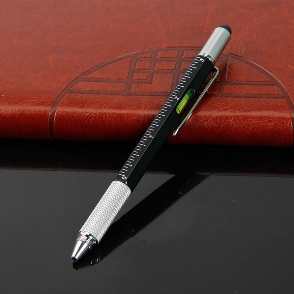 BIRZAR Stylus Pen Touch Pen Multitool Pen 6 in 1 with Pen Ballpoint ...