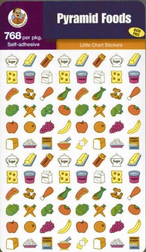 Food Pyramid Little Chart Stickers: Carson-Dellosa Publishing ...