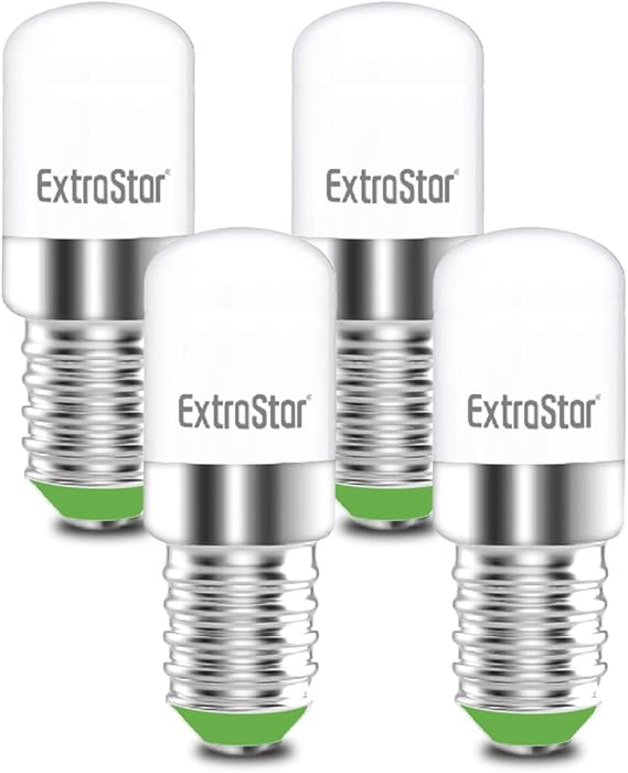 EXTRASTAR E14 Mini LED Bulbs, 1.8W SES Small Edison Screw Lightbulb ...