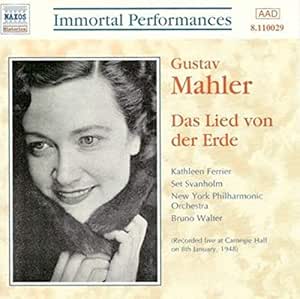 Mahler/Das Lied Von Der Erde | Amazon.com.br