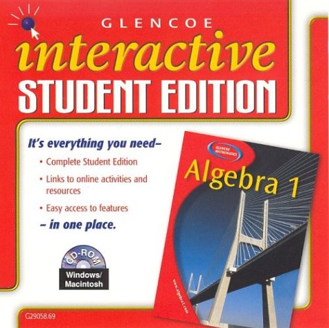 Algebra 1, Interactive Student Edition CD-ROM (MERRILL ALGEBRA 1 ...