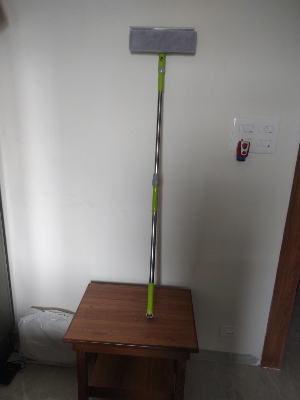 Divyog Glass Wiper Window Cleaner Mop | Long Handle Double Side Design ...