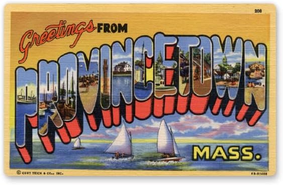 Amazon.com - Squiddy Greetings from Provincetown Cape Cod - Vinyl ...
