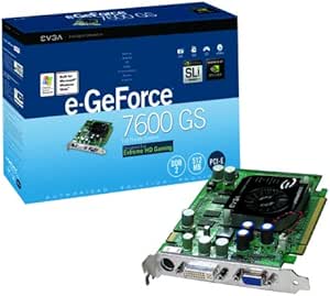 EVGA Carte Graphique e-GeForce 7600 GS (2560 x 1600 Pixels NVIDIA ...