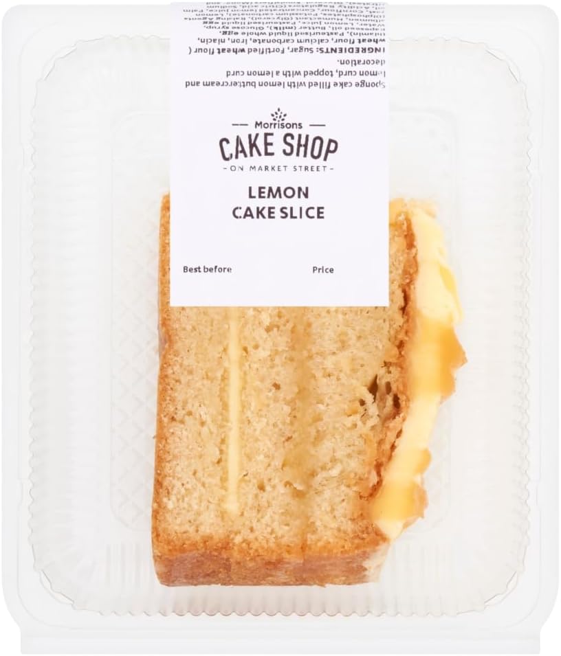 Morrisons Cake Shop Lemon Cake Slice : Amazon.co.uk: Grocery