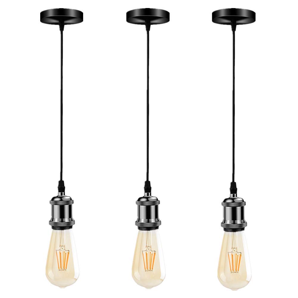 Buy jose2015 3Pcs Pendant Lighting Ceiling Pendant Light Fitting Kit ...