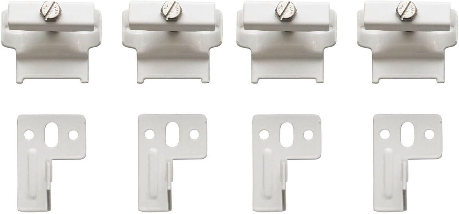 Anvil | White Column Radiator Wall Brackets, Set of Four | : Amazon.co ...