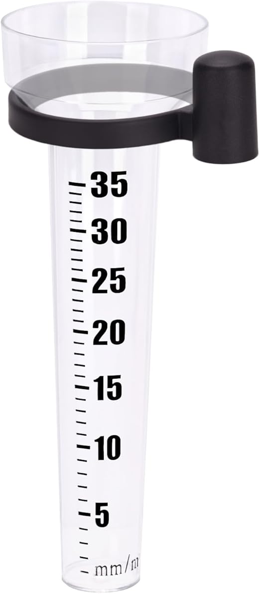 KINGLAKE Rain Gauge Plastic Rain Collector for Outdoor Garden : Amazon ...