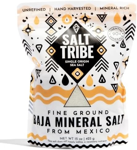 Amazon.com : Baja Gold Mineral Sea Salt - Natural Grain Crystals & Fine ...