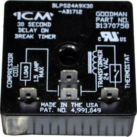 Amazon.com: Goodman Parts B1370758 TIME DELAY RELAY : Automotive