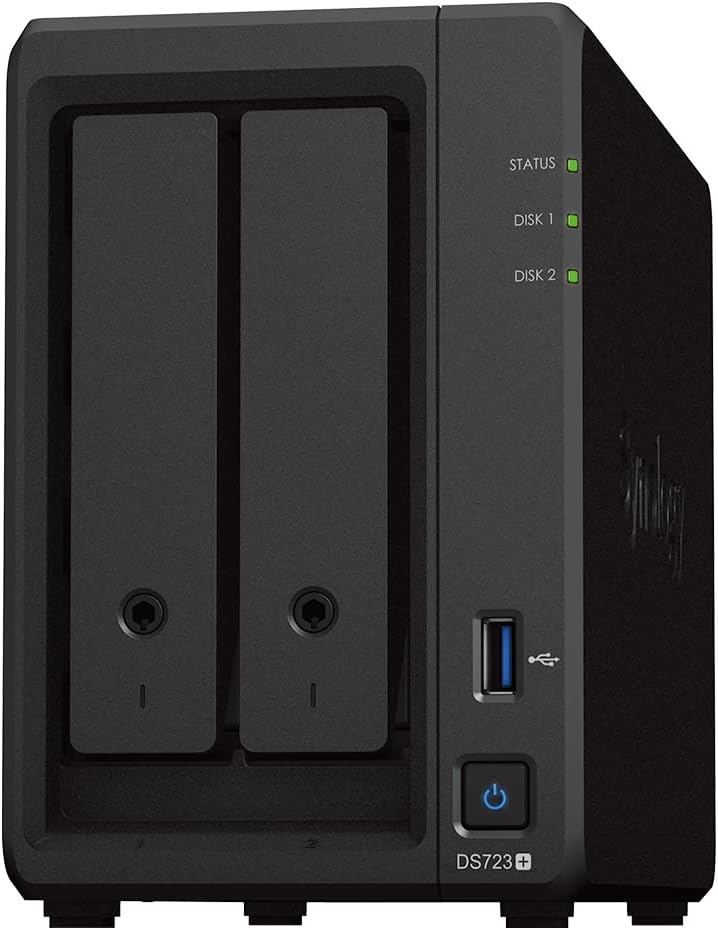 Synology DiskStation DS723+ Network Attached Storage Drive (Black ...