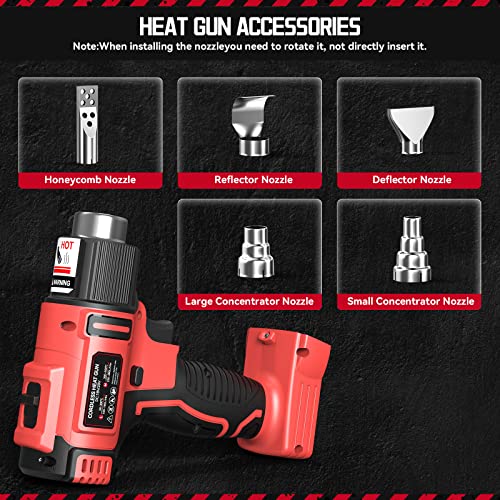 Snapklik.com : Cordless Heat Gun For Milwaukee 18v Battery, Mtiolhig ...