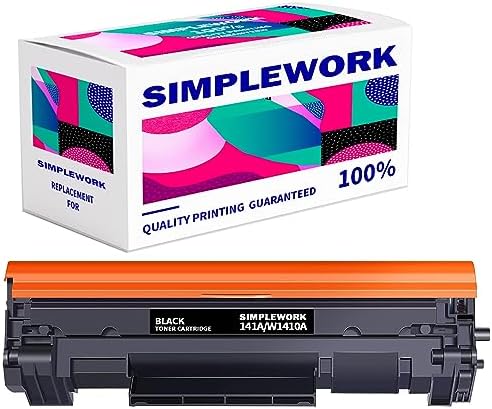 Amazon.com: SIMPLEWORK 141A W1410A Black Toner Cartridge (with Chip ...