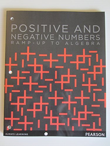 Positive and Negative Numbers Ramp-Up to Algebra: Unknown ...