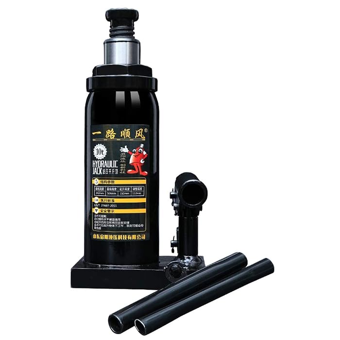 Buy AXWT 10 Ton Heavy Duty Hydraulic Bottle Car Jack Lifting Stand ...