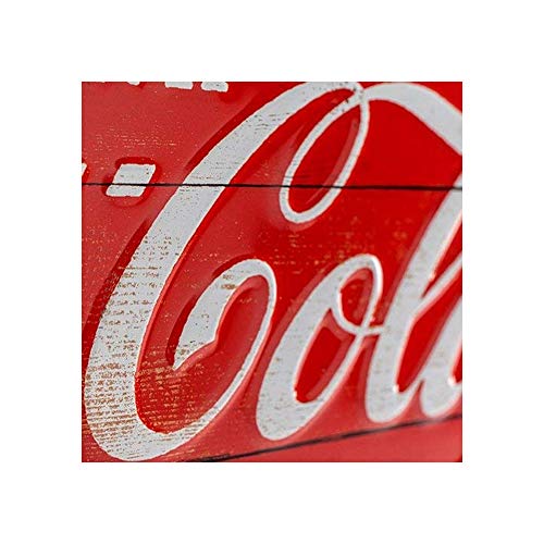 Chapa retro de Coca Cola recreada en acero extrafuerte