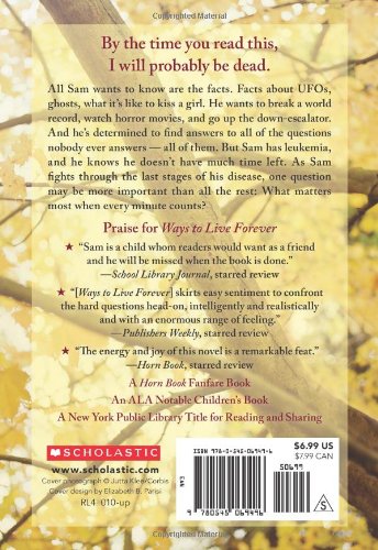 Ways To Live Forever Book Sam