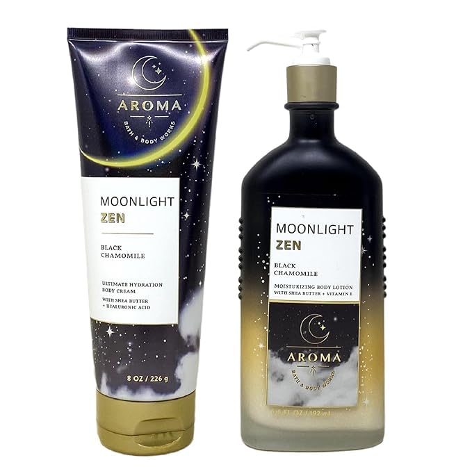 Amazon.com : Aroma Moonlight Zen Black Chamomile Ultimate Hydration ...