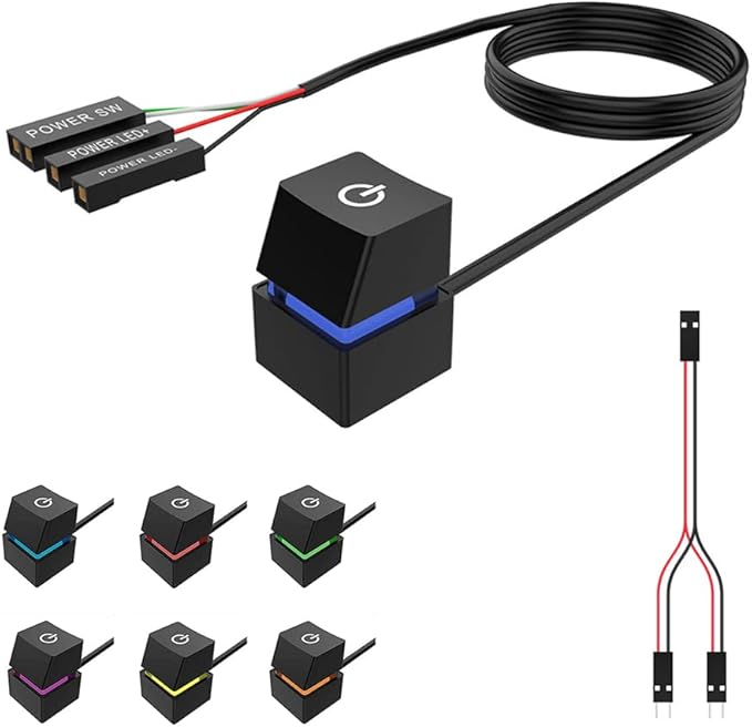 Amazon.co.jp: External Power Button for Computer, PC External Power ...