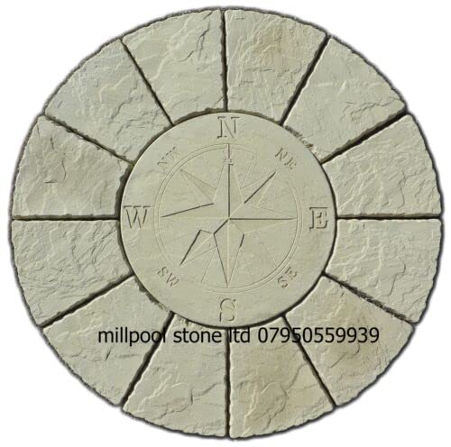 1.2M New Compass Paving Stone Kit Garden Patio Feature set : Amazon.co ...