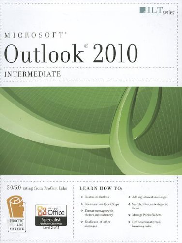 Outlook 2010: Intermediate + Certblaster + Data: Axzo Press: 9781426021190: Amazon.com: Books