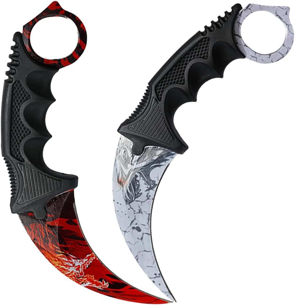 Amazon.com : ARLEZA STORM Karambit Knife Set of 2 Fixed Blade Tactical ...
