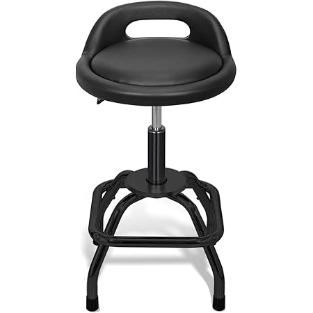 Amazon.com: Drive Medical 12455 Adjustable Height Stool with Back and ...