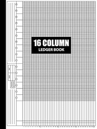 Amazon.com: 16 Column Ledger Book: Columnar Pad 16 Columns Accounting ...
