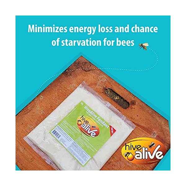 Hive Alive Fondant Bee Food Supplement – Easy to Use Feed Enhancer ...