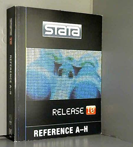 Stata Release 10 - Reference A-H: STATA: 9781597180245: Amazon.com: Books