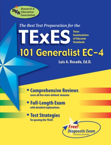 Amazon.com: TExES 101 Generalist EC-4 (REA) - The Best Teachers' Test ...