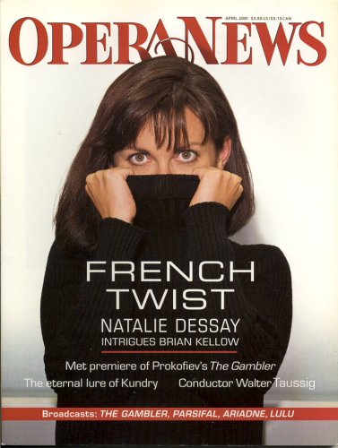 Opera News Magazine April 2001 (Volume 65): Amazon.com: Books