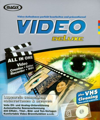 Amazon.co.jp: MAGIX Video deLuxe. 2 CD- ROMs fuer Windows 95/98/ NT ...