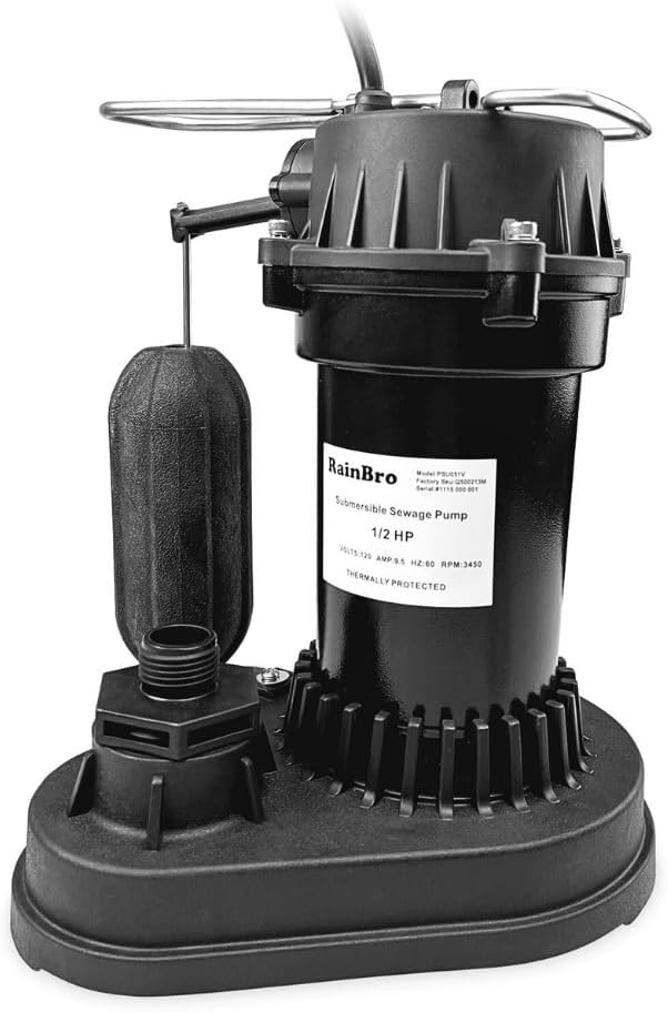 Superior Pump 92333 1/3 HP Thermoplastic Pedestal Sump Pump - Sump Pump ...